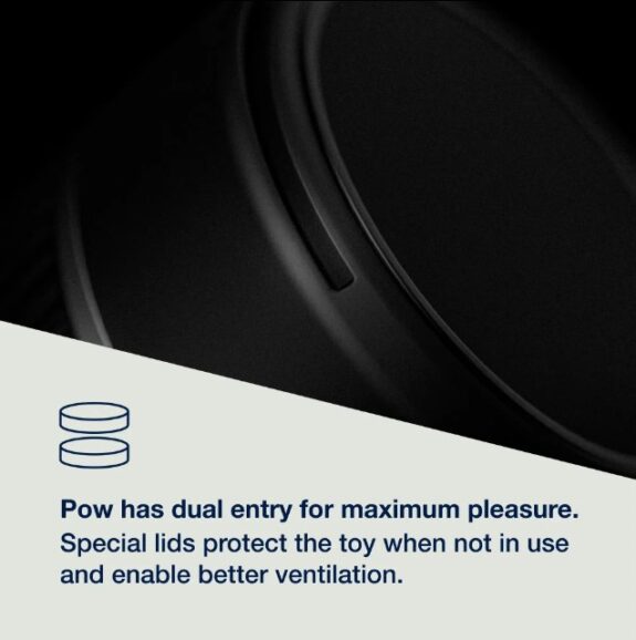 Arcwave Pow Manual Stroker CleanTech SIlicone Male Masturbator With ...