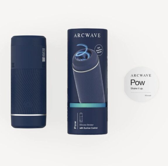 Arcwave Pow Manual Stroker CleanTech SIlicone Male Masturbator With ...